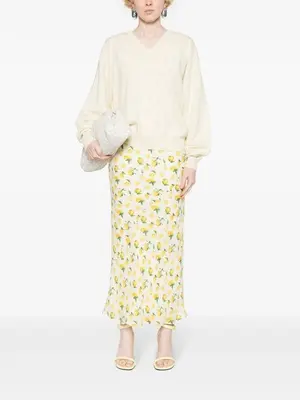 Sportmax V-neck Long-sleeved Jumper
