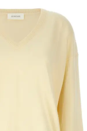 Sportmax V-neck Long-sleeved Jumper