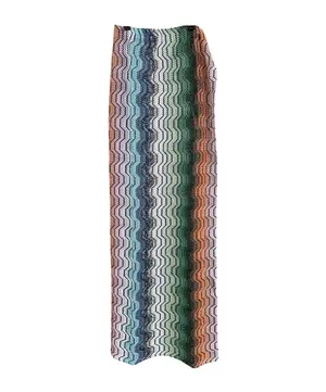 Missoni Zigzag Knit Wrap Beach Skirt