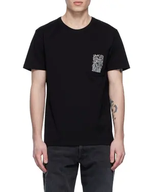 Alexander McQueen Blake Illustration-print Crewneck T-shirt