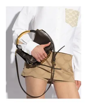 Moschino Detailed Top Handle Bag