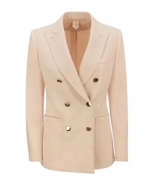 Max Mara Double-breasted Blazer With Peak Lapels - No