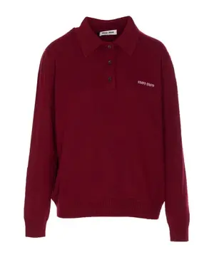 Miu Miu Cashmere Polo Sweater