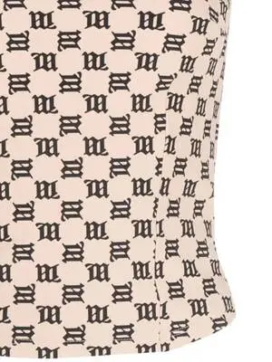 MISBHV Chain Embellished Monogram Top