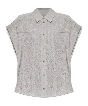 IRO PARIS Samyra Textured Button-fastening Shirt
