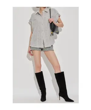 IRO PARIS Samyra Textured Button-fastening Shirt