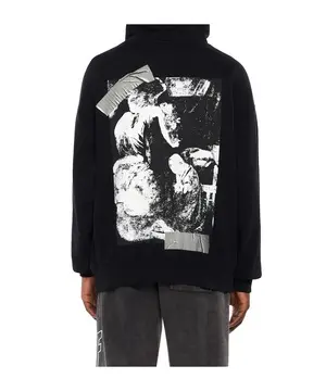 Off-White Logo Print Drawstring Hoodie