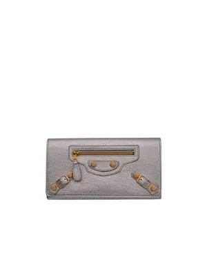 Balenciaga Zipper Wallet - Gray