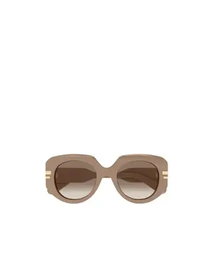 Chloé Oversized Frame Sunglasses - Light Brown
