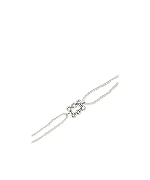 ROGER VIVIER Crystal And Pearl Choker