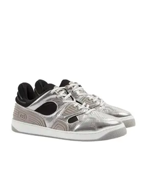 Gucci Basket Panelled Sneakers