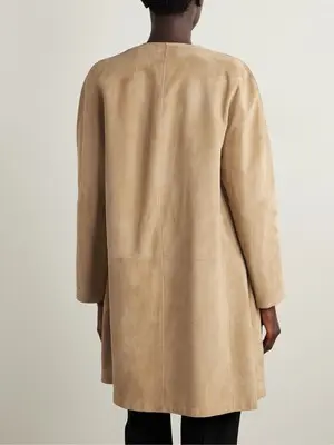 THE ROW Long Sleeve V-neck Coat