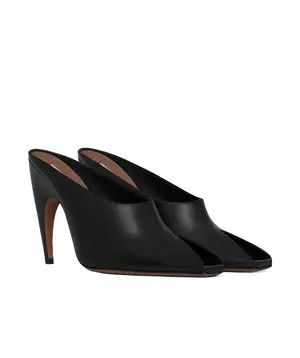 Alaïa Shark Heeled Mules