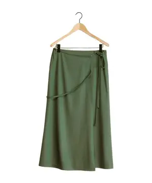 LEMAIRE Tied-waist Midi Skirt - No