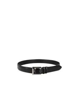 ORTIGNI Double Loop Buckle Belt - Black