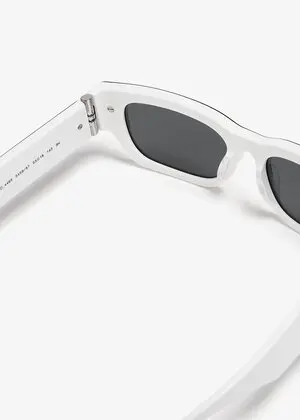 Versace Rectangle Frame Sunglasses - Black