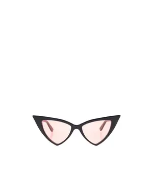 Alexander McQueen Cat-eye Frame Sunglasses - Black