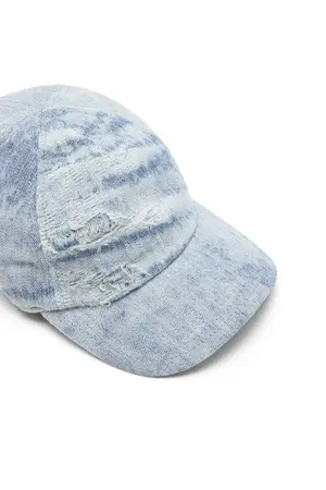 DIESEL® C-feel Distressed Denim Baseball Cap
