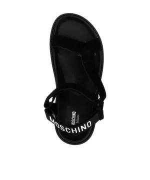 Moschino Jacquard Touch-strap Fastened Sandals