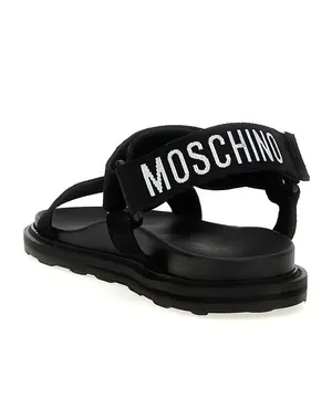 Moschino Jacquard Touch-strap Fastened Sandals