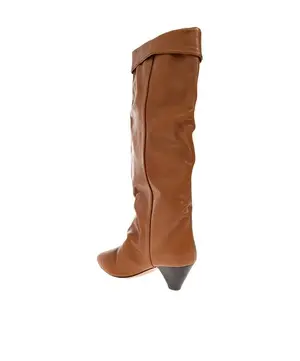 Isabel Marant Étoile Elita Braided Leather Boots - Brown