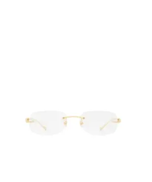 Cartier Oval Frameless Eyeglasses - White