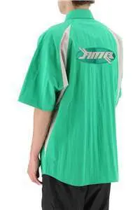 AMBUSH Logo Patch Bowling Shirt - Green