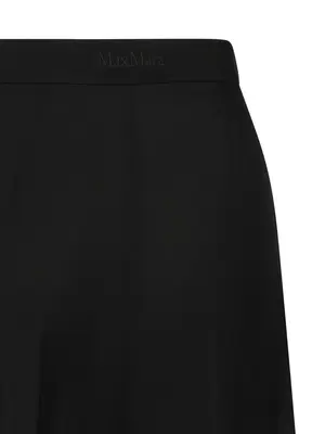 Max Mara Fernet High Waist Wide-leg Trousers - Black