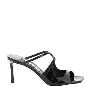 JIMMY CHOO Anise 75 Mid Heeled Sandals - Black