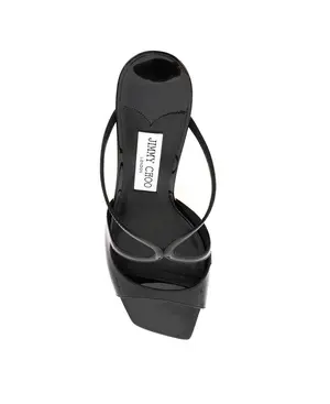 JIMMY CHOO Anise 75 Mid Heeled Sandals - Black