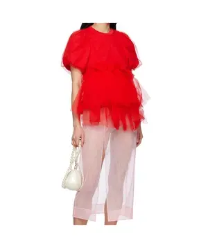 Simone Rocha Puff-sleeve T-shirt