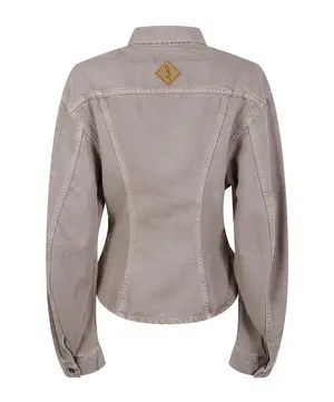 HAIKURE Button-detailed Cotton Shirt - Gray