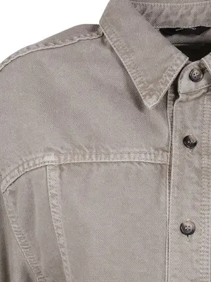 HAIKURE Button-detailed Cotton Shirt - Gray