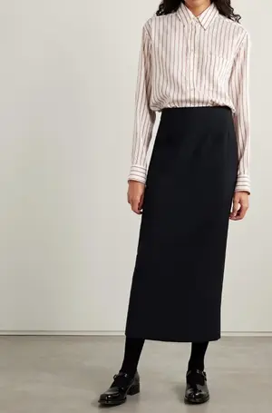 THE ROW Talor Midi Skirt