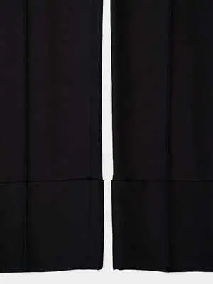 Valentino Garavani Tailored Wide-leg Trousers With Turn-up Hem