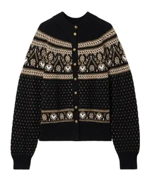 KHAITE Khaite Long-Sleeved Knitted Shirt With Pattern