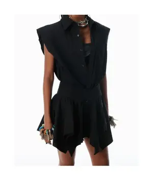 Alexander Wang Short-sleeved Mini Shirt Dress