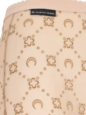MARINE SERRE All-over Moon Printed Tights