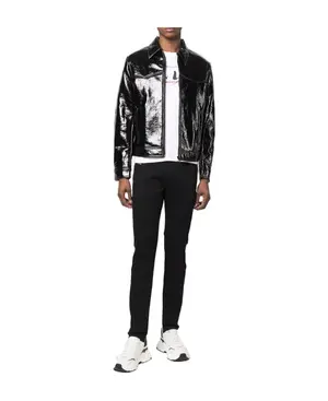 DIESEL® Sleenker Logo Patch Slim-fit Jeans - Black