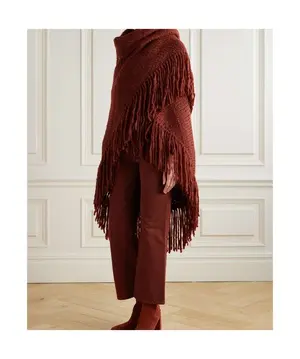 Gabriela Hearst Knitted Shawl With Tassels