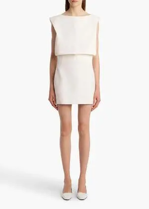 Khaite Toma Sculptural Mini Dress