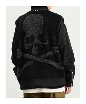 MASTERMIND WORLD Sherpa Skull Layered Jacket