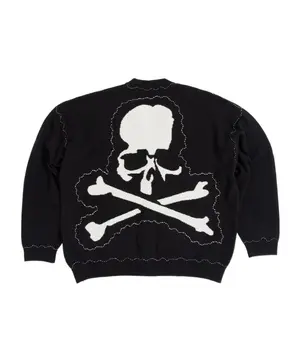 MASTERMIND WORLD Skull Embellished V-neck Cardigan