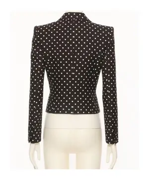 Valentino Garavani Polka Dot Printed Single-breasted Blazer