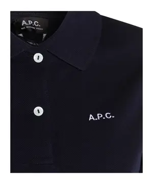 A.p.c. Short Sleeve Polo Shirt - Black