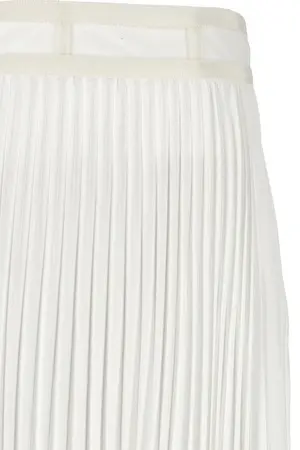 Dior Pleated High Waist Midi Skirt
