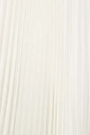 Dior Pleated High Waist Midi Skirt