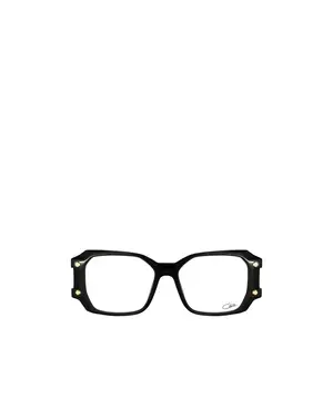 Cazal Rectangle Frame Eyeglasses - Black Gold