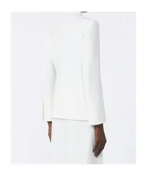 Max Mara Ghiotto Twist Detailed Blazer - White