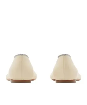 Burberry Sadler Zip Round-toe Ballerina